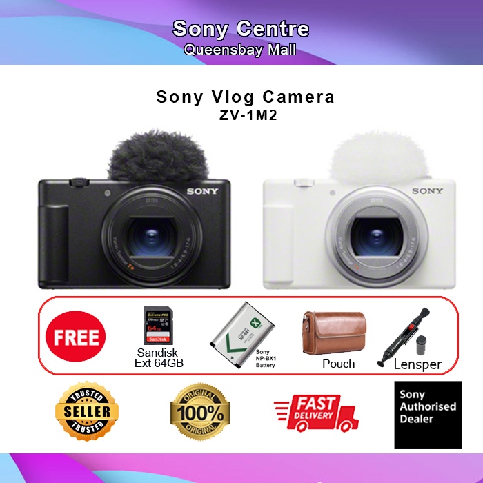 Sony 1 Inch Sensor Vlog Digital Camera ZV1 ZV-1M2 / ZV-1 / ZV-1F ...