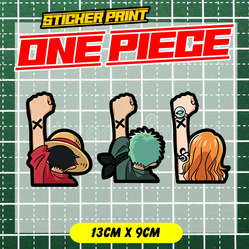 STICKER PRINT ANIME ONE PIECE INDIVIDUAL / STICKER ANIME / STICKER ...