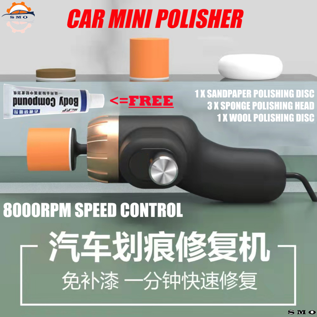 8000RPM Car Mini Polish Machine Detailing Polisher Sander Speed ...