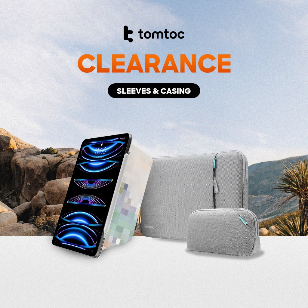 [CLEARANCE] tomtoc iPad Case / Laptop Sleeve / Tablet Casing / Macbook ...