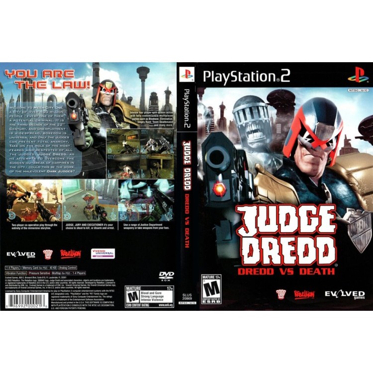 PS2 Judge Dredd - Dredd vs. Death (DVD GAME) | Shopee Malaysia