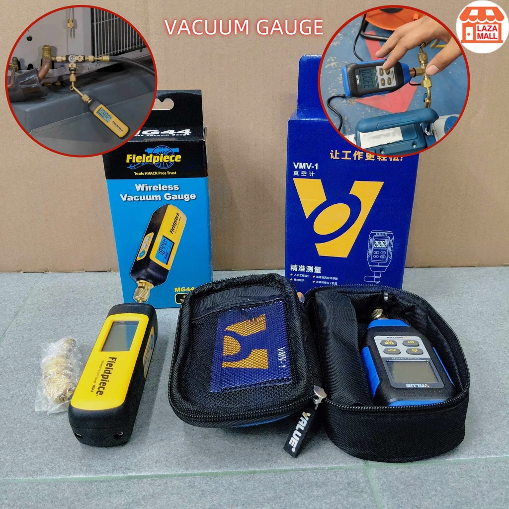 VALUE / FIELDPIECE VACUUM GAUGE VMV-1/MG44 DIGITAL AIRCOND ...