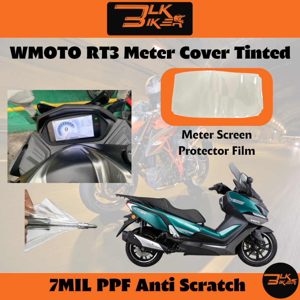 WMOTO Rt3 Cover Meter Tinted Meter Screen Protector Clear PPF TPU ...