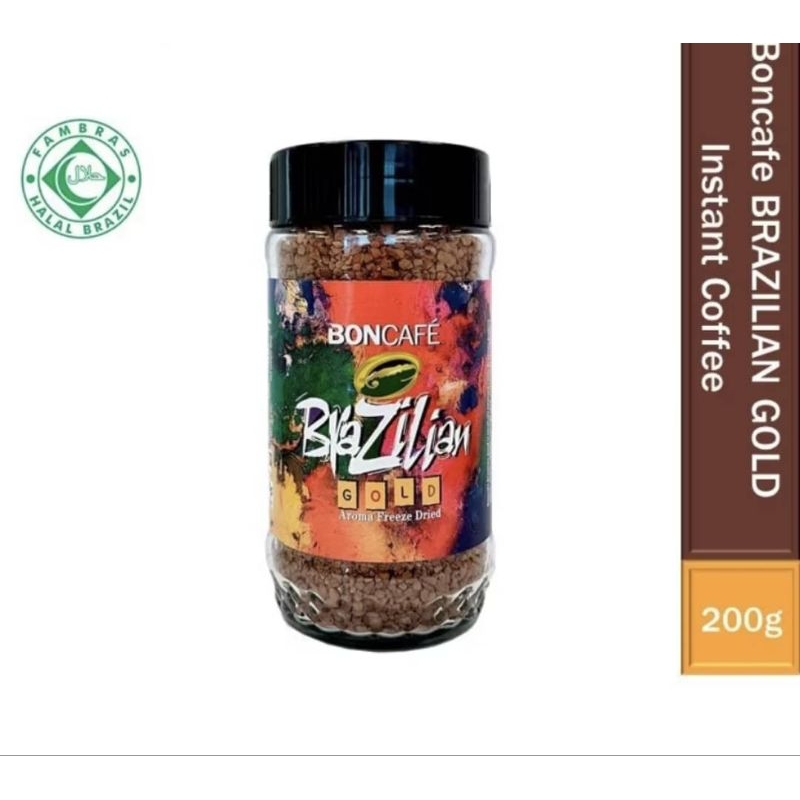 Boncafe Brazilian Gold Freeze-Dried Instant Coffee (200g) | Shopee Malaysia