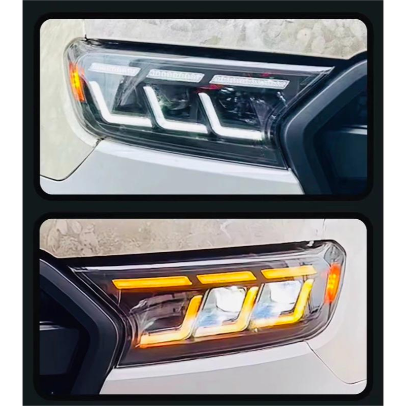 Ford Ranger T7 T8 Raptor 3 Projector Headlight LED Headlamp Dynamic ...