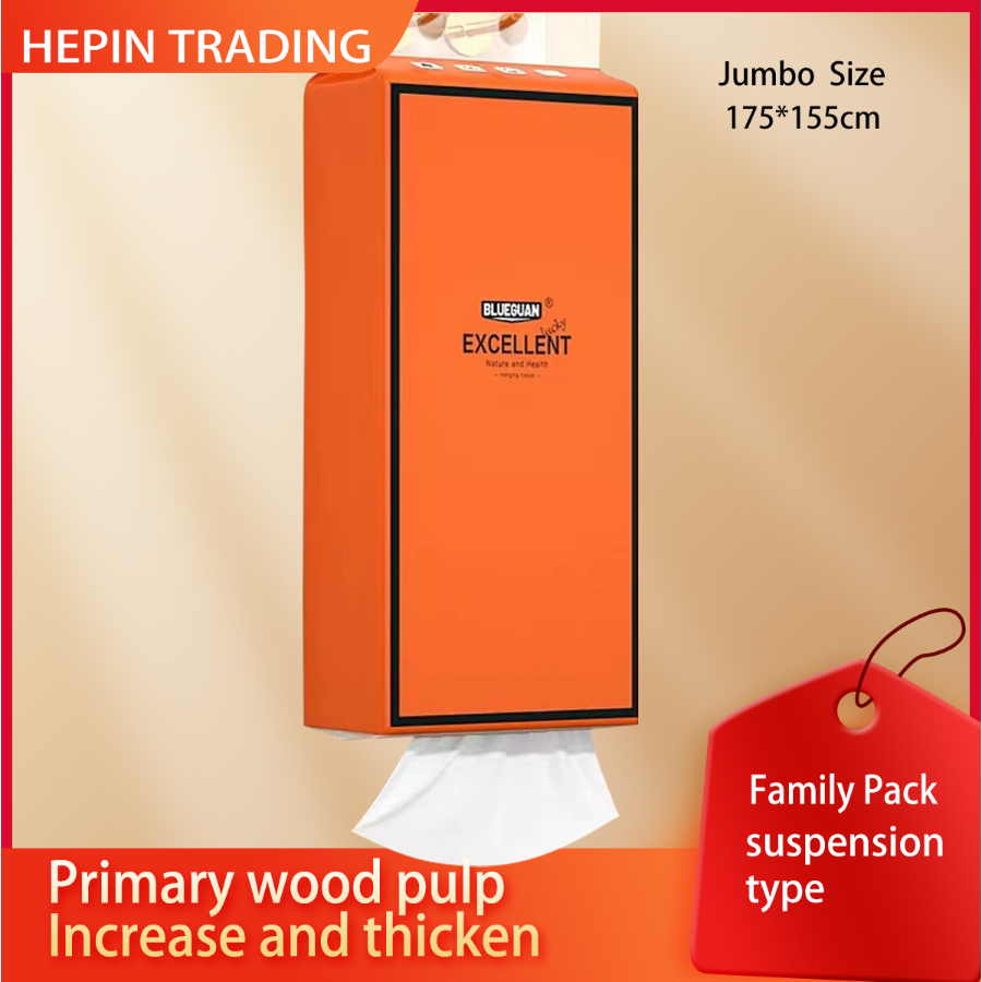 Tissue 4-Ply 1280 sheets Air-cushion Deluxe Comfort Tissue Wall Pull ...