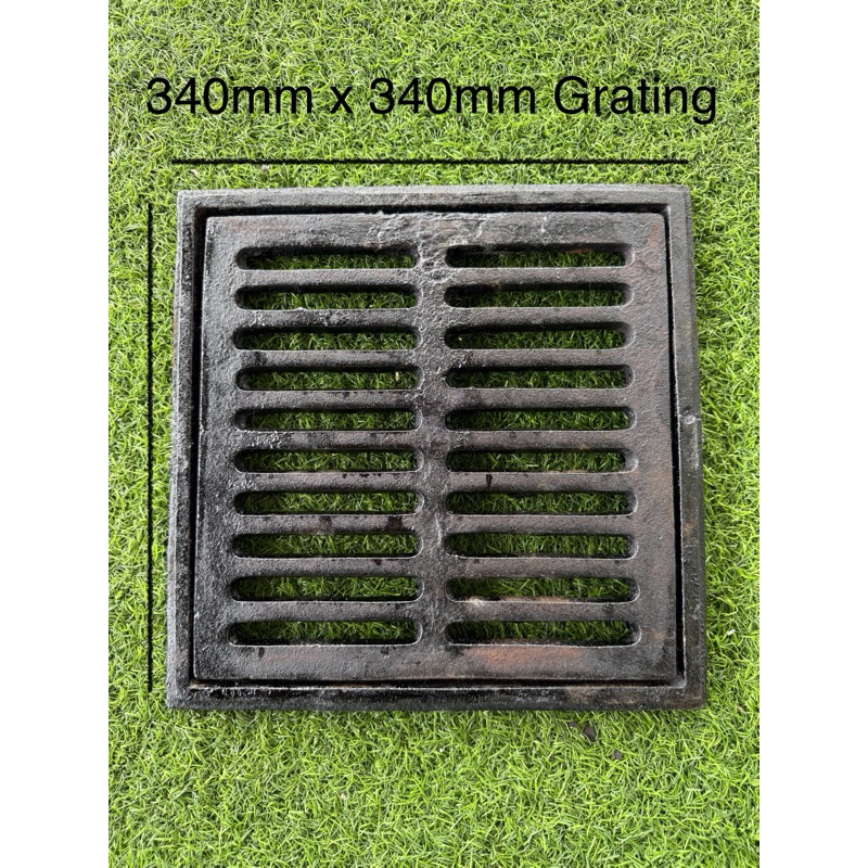 340mm x 340mm Grating Full set / 300mm Grating Cover only | Shopee Malaysia