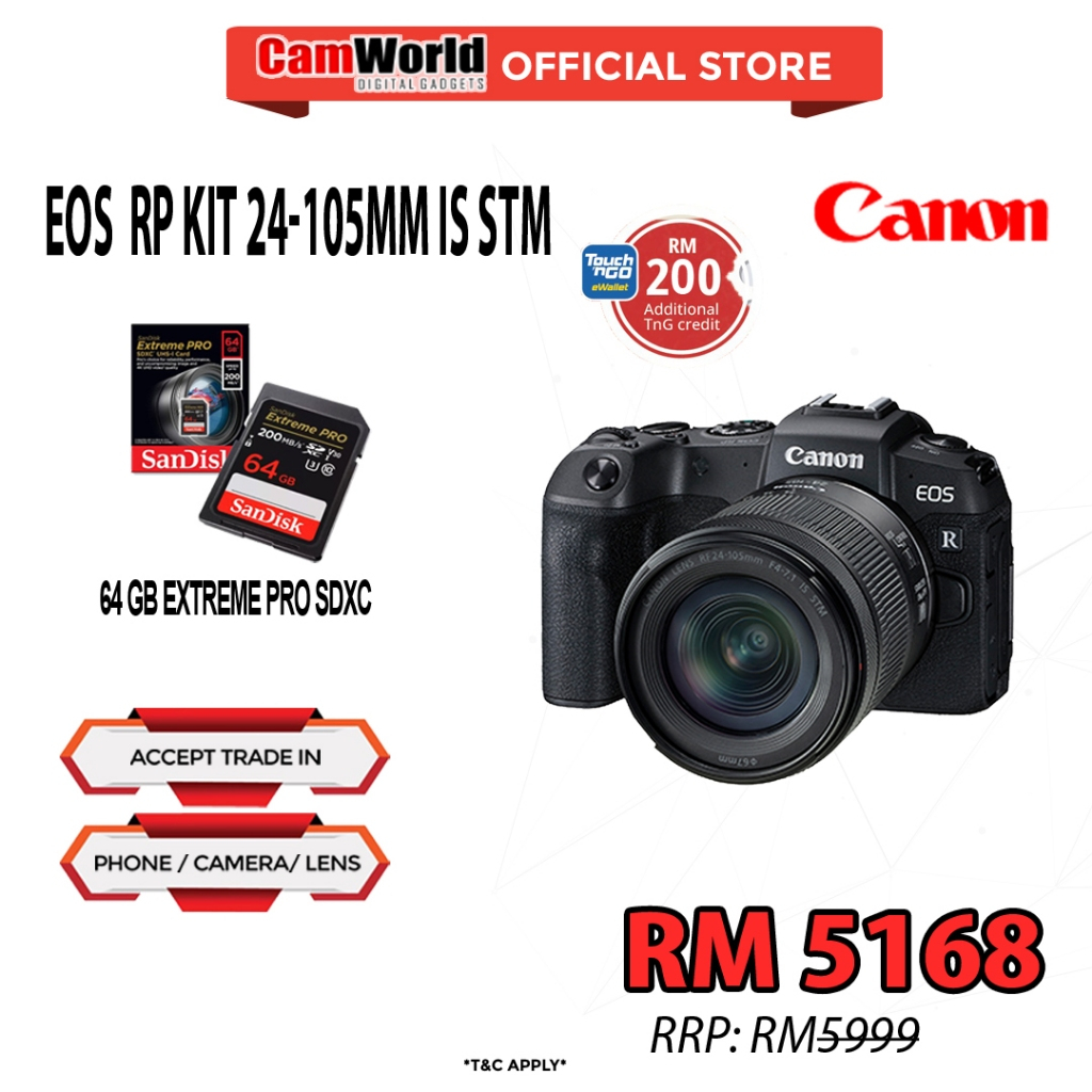 Canon EOS RP Kit ( RF24-105 IS STM ) | Shopee Malaysia