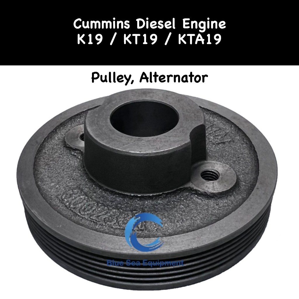 Alternator Pulley - 3002331 for Cummins K19 Marine Diesel Engine Parts ...