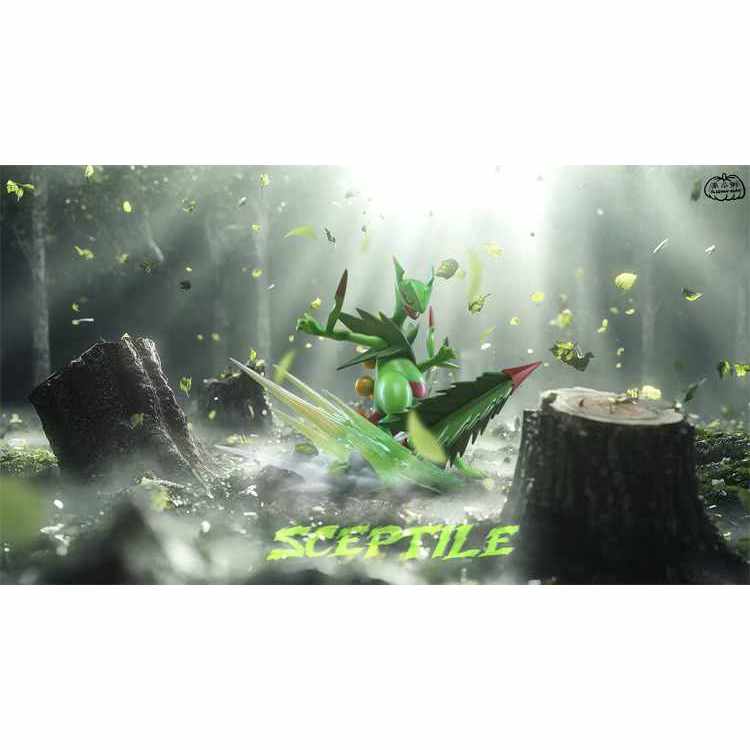 Pumpkin Porridge Studio - Mega Sceptile Pokemon Resin Statue GK Anime ...