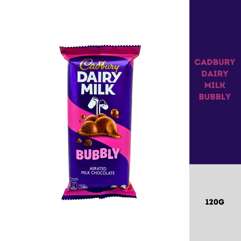 Cadbury Dairy Milk Bubbly 120g | Shopee Malaysia