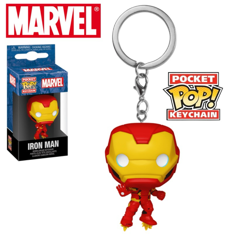 Original Funko Pocket Pop Bobblehead Keychain Iron Man Marvel Ready ...