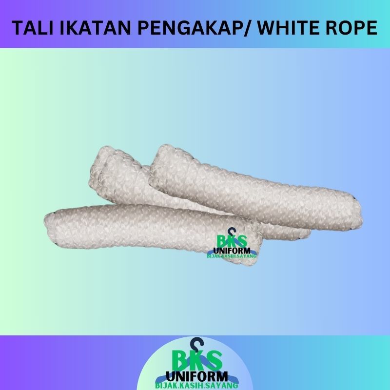 TALI IKATAN PENGAKAP PUTIH WHITE ROPE | Shopee Malaysia