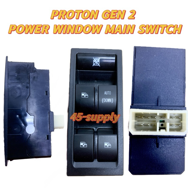 PROTON GEN2 AUTO POWER WINDOW MAIN SWITCH GEN2 SWITCH MASTER SWITCH ...