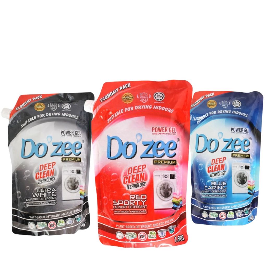 Dozee Detergent Liquid Refill (1.8kg) - 3 Variants | Shopee Malaysia