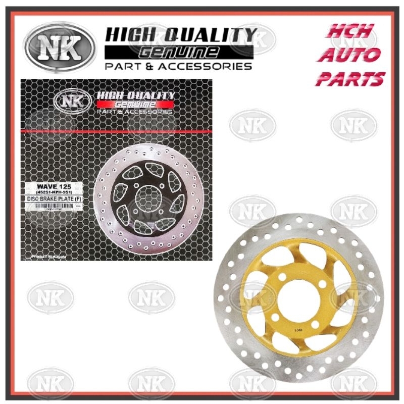 DISC BRAKE PLATE (FRONT) - HONDA - WAVE 125/ 125S/ 125X/ WAVE 100R - P ...