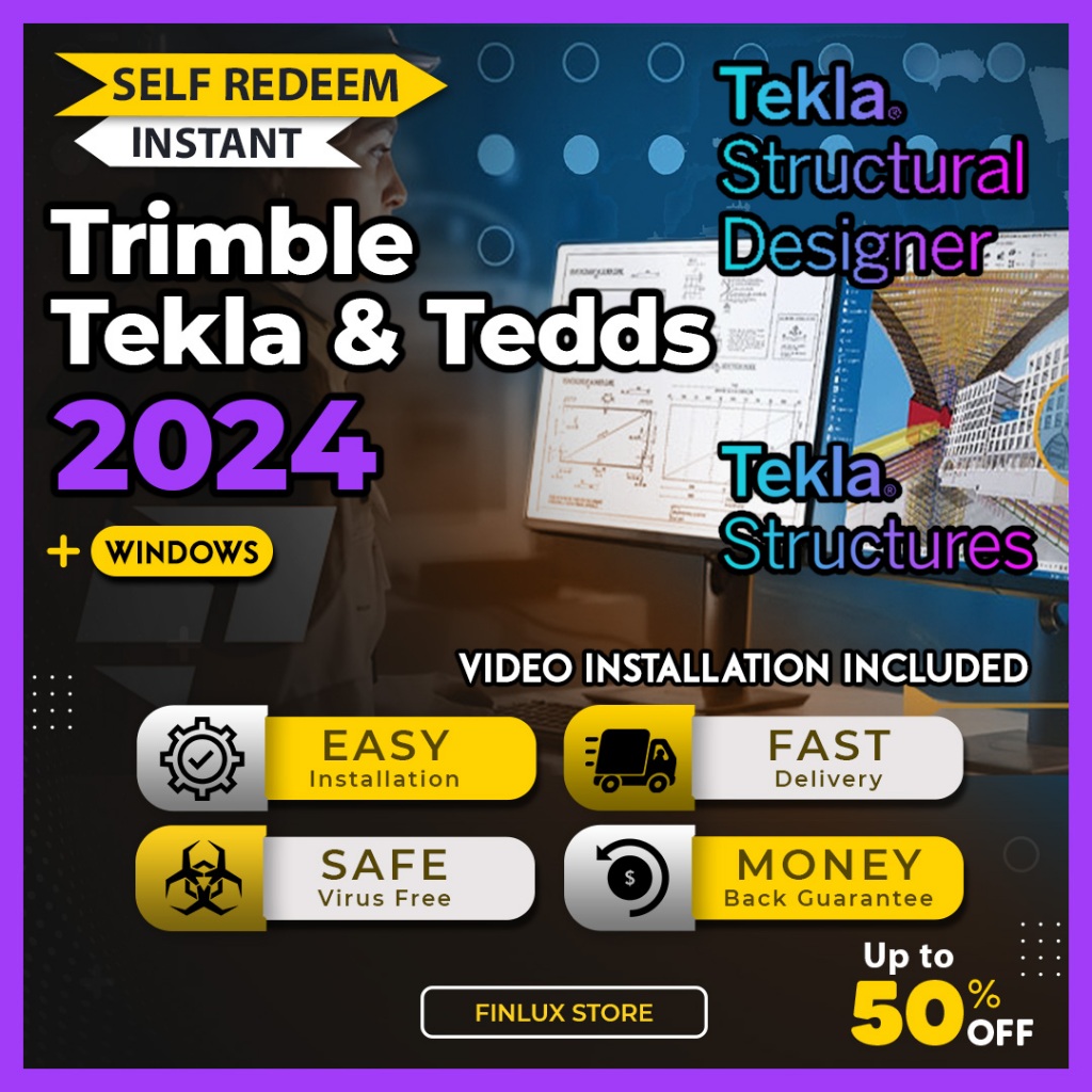 [SELF REDEEM] Tekla Structural Designer Suite Tedds & Tekla Structures 2024 For Windows (64-Bit ...