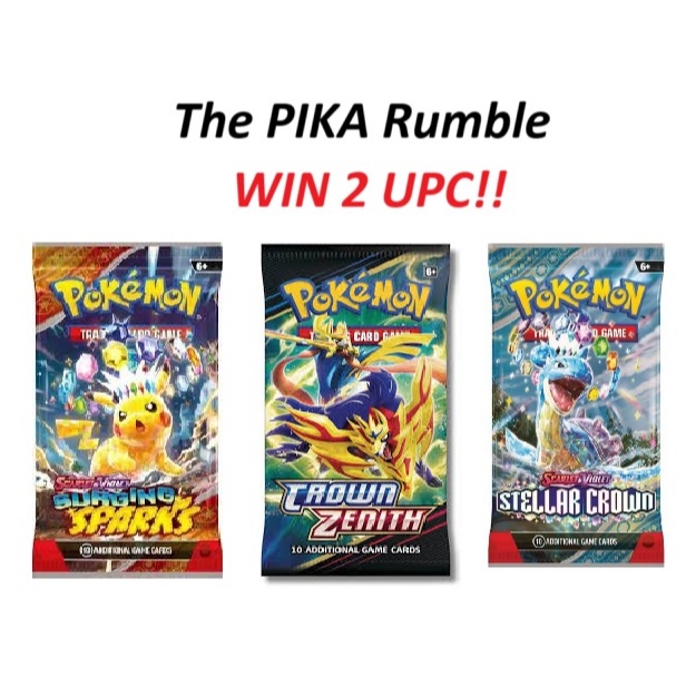 The PIKA 3 Pack Rumble [Win 2 UPC Bounty] | Shopee Malaysia