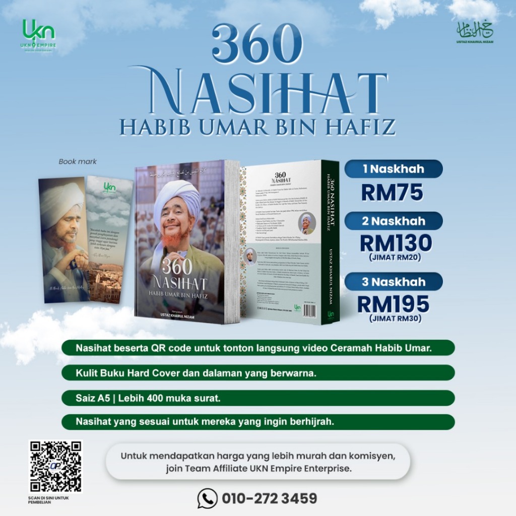 360 NASIHAT HABIB UMAR BIN HAFIZ OLEH USTAZ KHAIRUL NIZAM | Shopee Malaysia