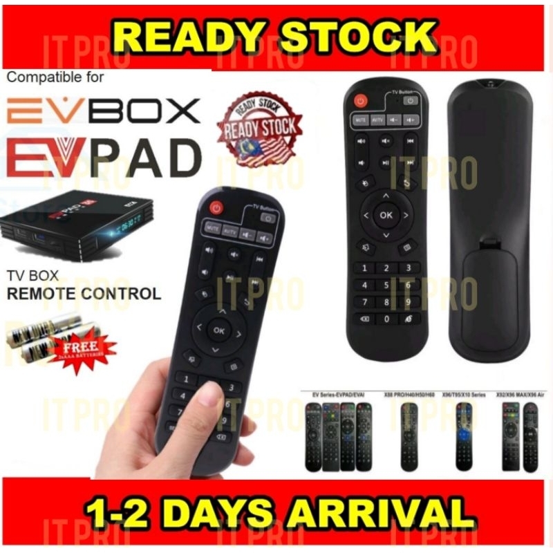 PRO🏠EVBOX EVPAD TV box Remote Control | Shopee Malaysia