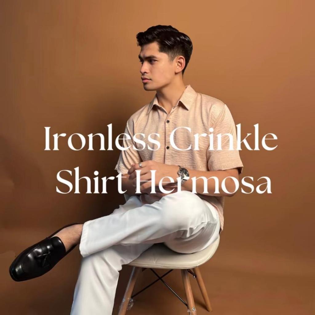 CRINKLE & LAYERS SHIRT IRONLESS (NEW VERSION) | Shopee Malaysia