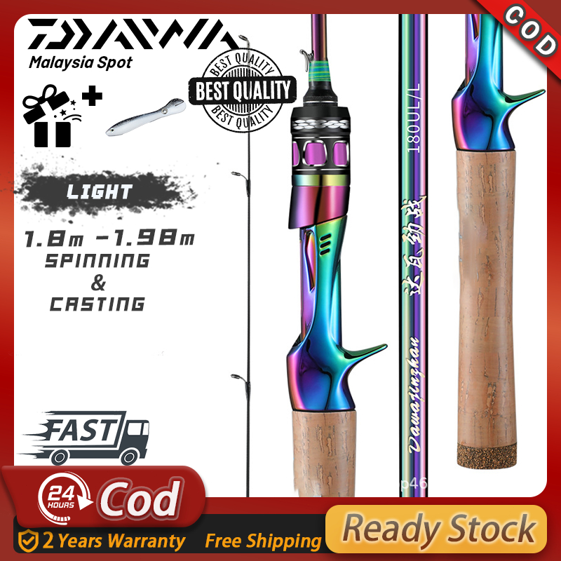 DAIWA Joran Pancing Portable Baitcasting Spinning Casting Pole Ultralight Carbon Lure Fishing ...
