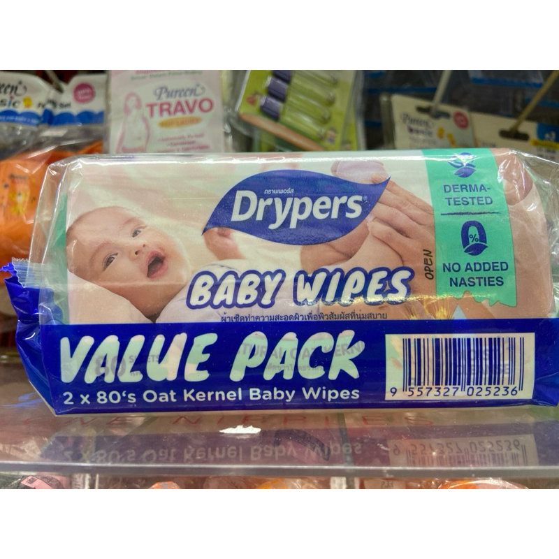 DRYPERS BABY WIPES OAT 80sX2 | Shopee Malaysia