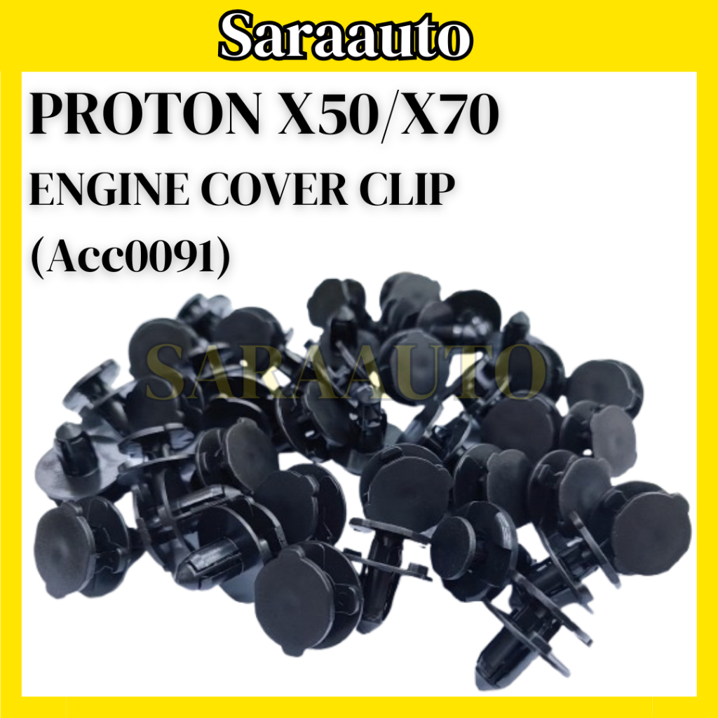 Proton X50/X70 Engine Cover Panel Bumper Clip (ACC0091) | Shopee Malaysia