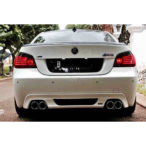 BMW E60 HAMANN Style M Sport Rear Bumper Diffuser- Duraflex Material ...