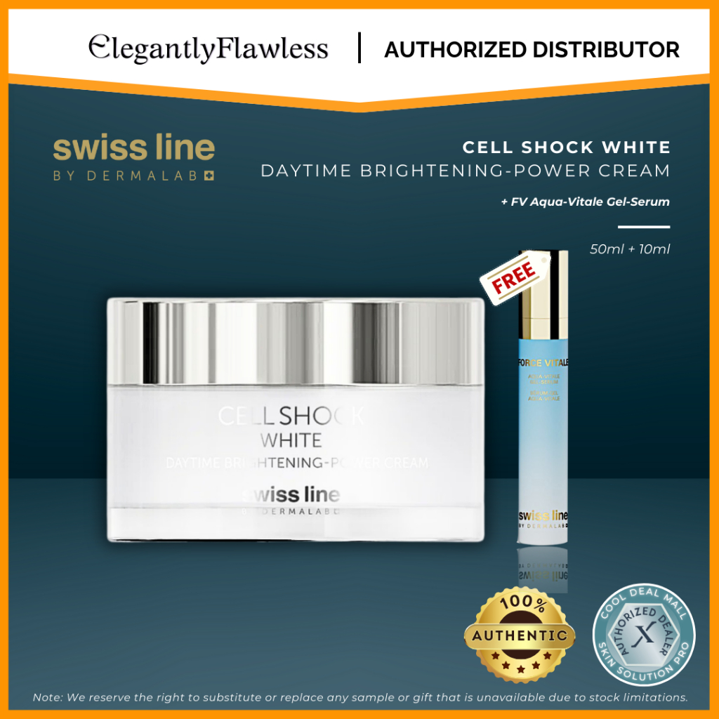 (FREE SHIPPING)Swissline Cell Shock White Daytime Brightening Power ...