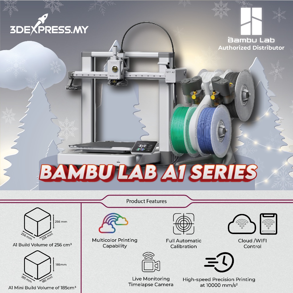 [READY STOCK] BAMBU LAB A1Mini & A1 Series 3D PRINTER | Shopee Malaysia
