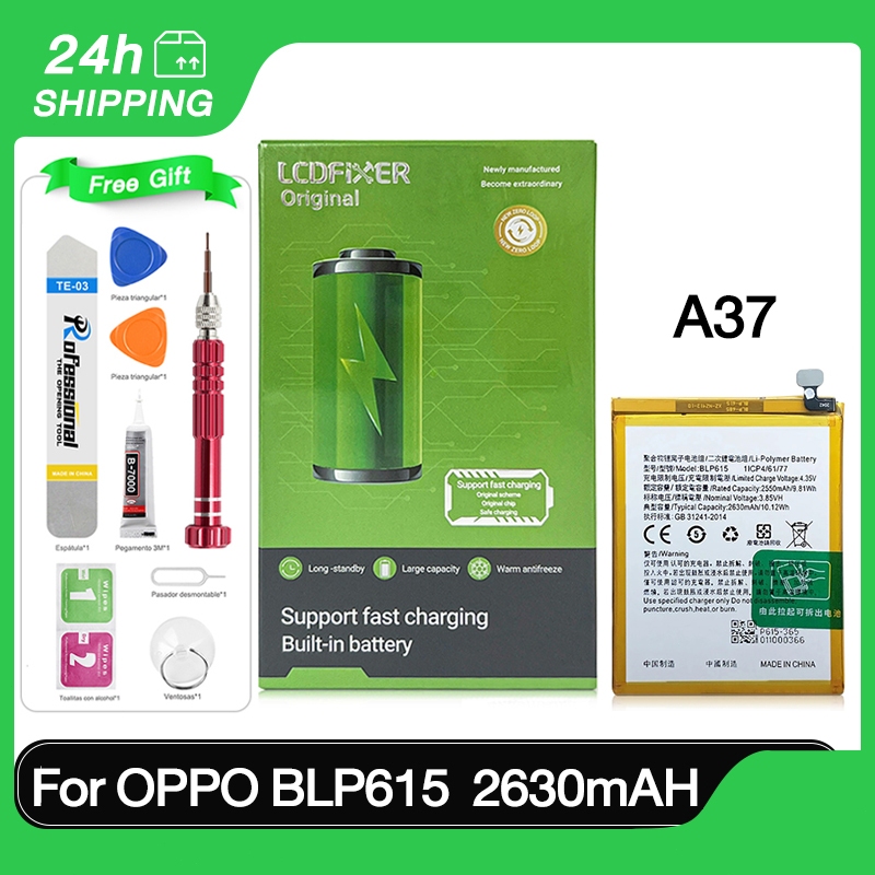 High Quality Replacement Battery BLP615 For OPPO A37 A37M Neo 9 Mobile ...