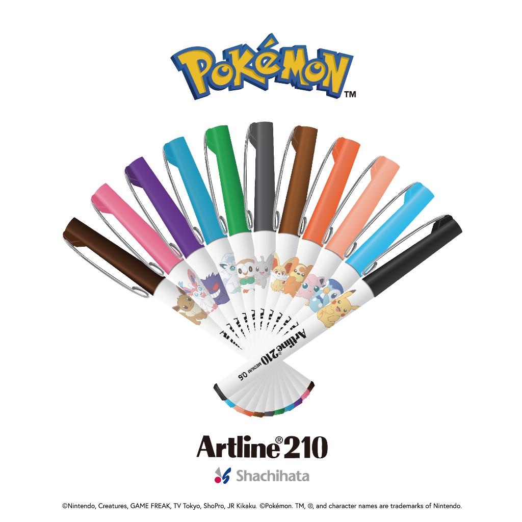 Artline 210 x Pokemon -Sign Pen 0.6mm | Shopee Malaysia