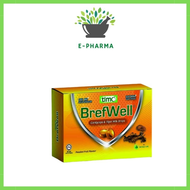 Timo Brefwell Cordyceps & Tiger Milk Drops 12s | Shopee Malaysia