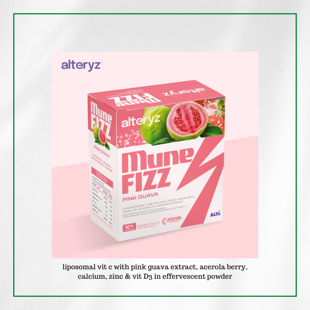 Alteryz mune fizz pink guava liposomal vit c with pink guava extract ...