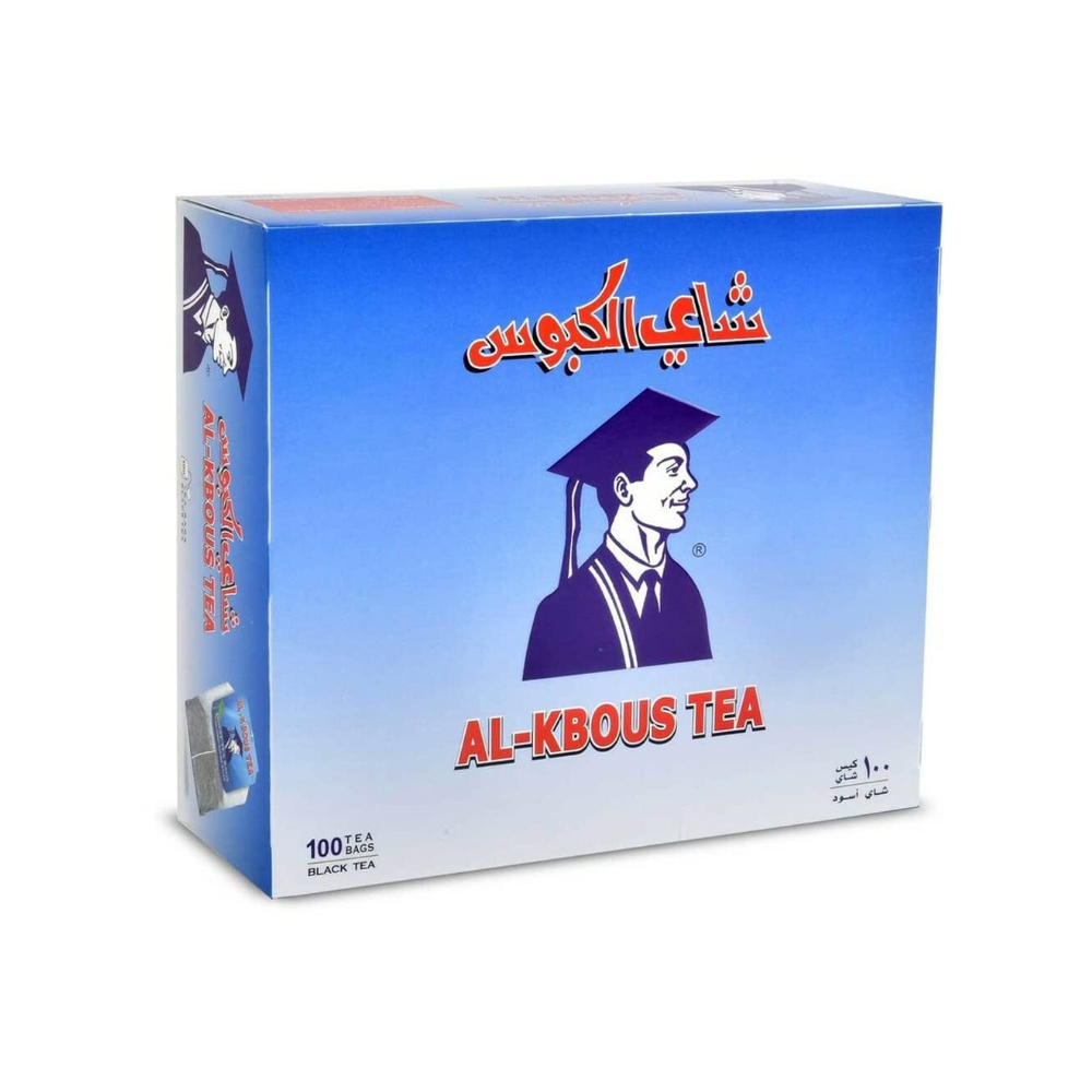 Al Kbous Tea Premium Arabic Tea (100 PSC black Tea Bag / 25 PSC Black ...