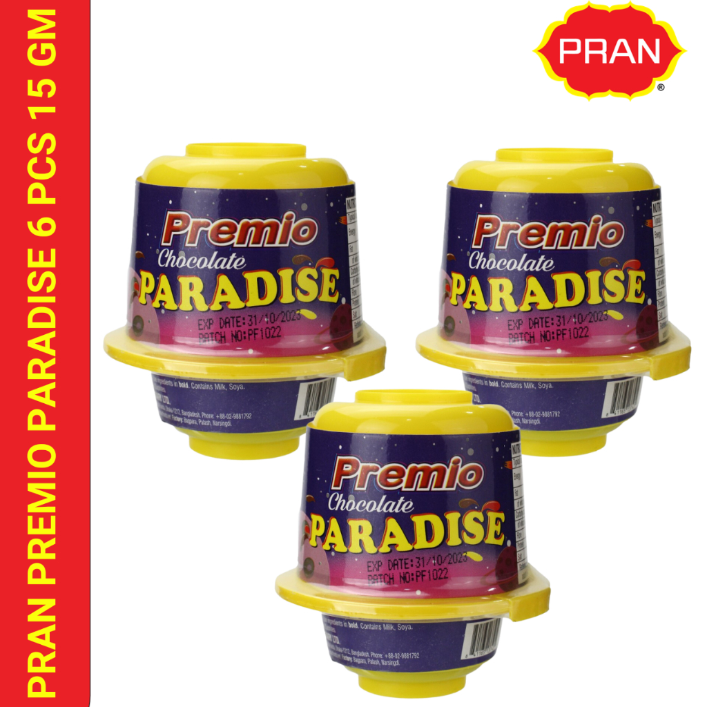PRAN Premio Paradise Chocolate (6 Pcs x 20g) | Shopee Malaysia