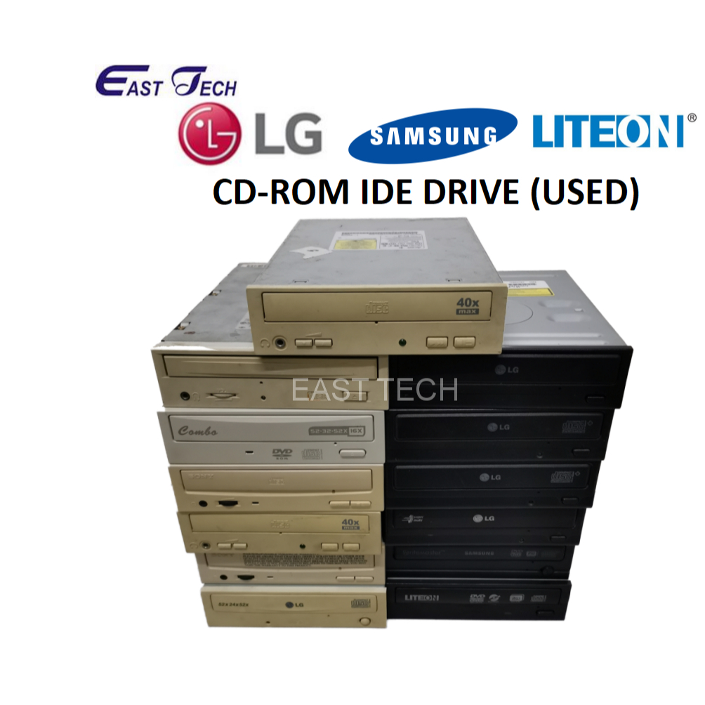 SAMSUNG LG LITEON ACER SONY IDE CD ROM CD-ROM DRIVE (USED) (RANDOM ...