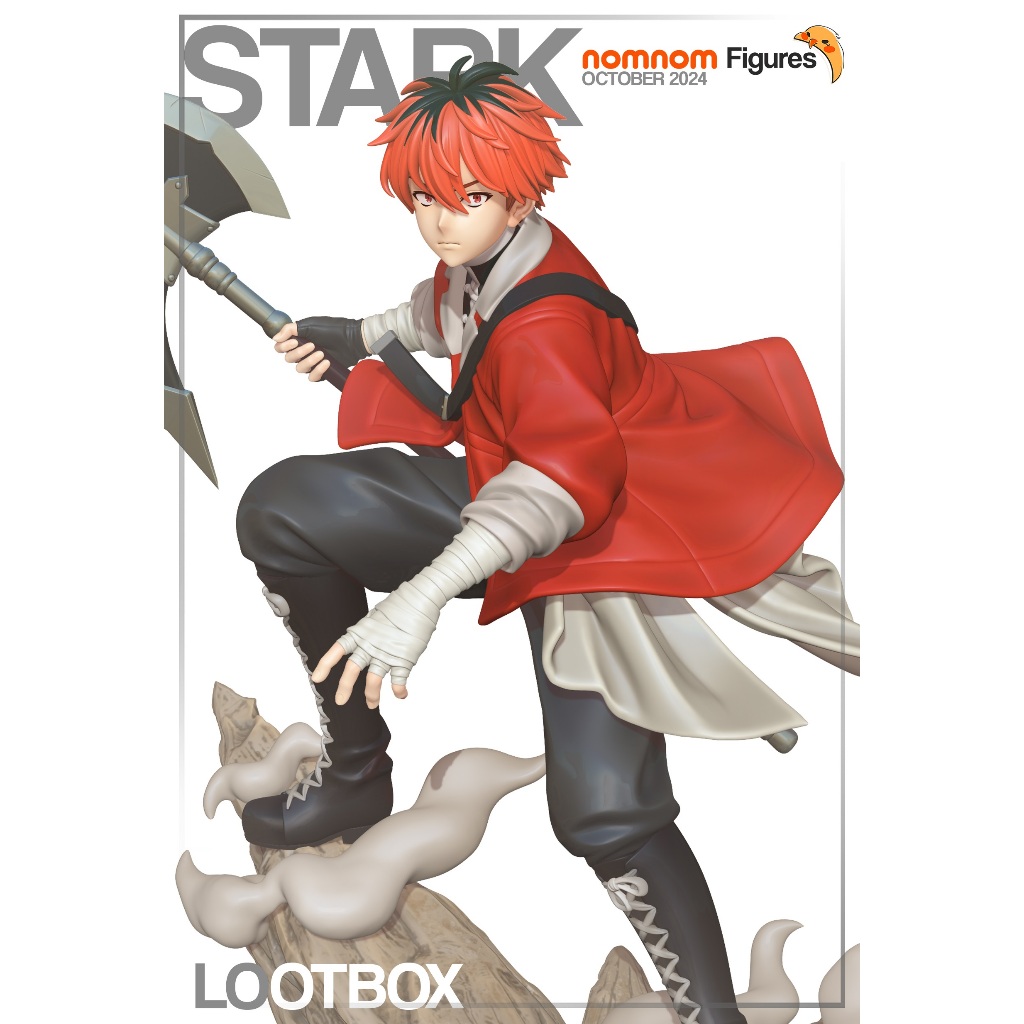 Nomnom Figures Stark - Frieren Beyond Journey's End 3d printed resin ...
