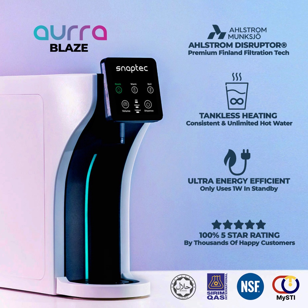 Snaptec Aurra Blaze Water Purifier / Water Filter / Water Dispenser ...