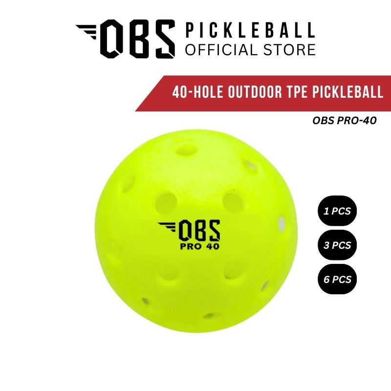 OBS Pickleball Ball Outdoor 40 holes Performance Pickleball ...