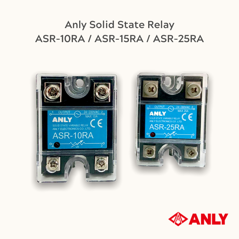 Anly Solid State Relay ASR-10RA / ASR-15RA / ASR-25RA / ASR-40RA ...