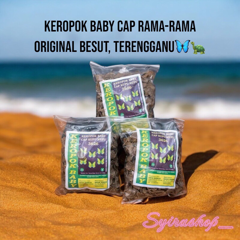 KEROPOK KEPING CAP RAMA-RAMA 🦋 ORIGINAL TERENGGANU (500gram) | Shopee ...