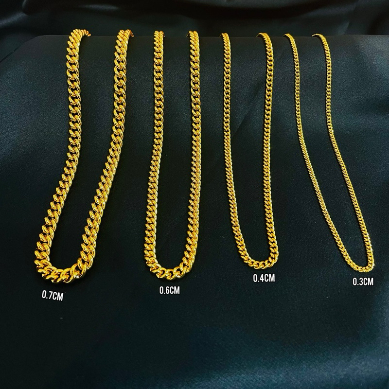 EMAS BANGKOK RANTAI LEHER GAJAH | Shopee Malaysia