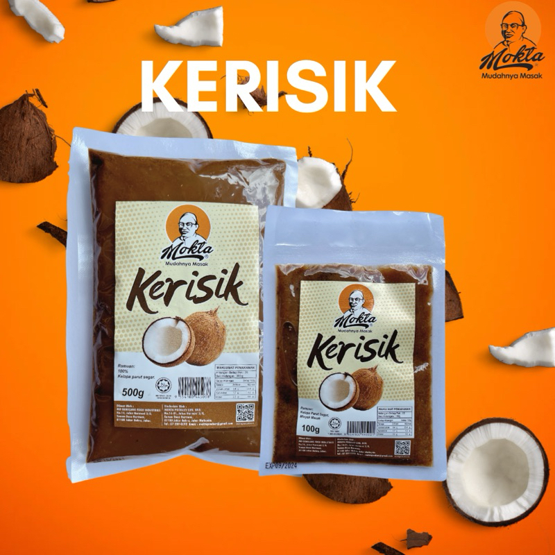 KERISIK KELAPA MOKTA PRODUCT 100g 500g [READY STOCK & FAST DELIVERY ...
