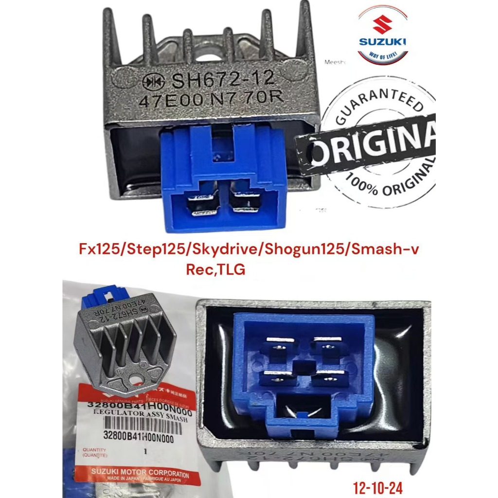SUZUKI FX125 / STEP125 / SKYDRIVE / SHOGUN 125 / SMASH V RECTIFIER ASSY ...