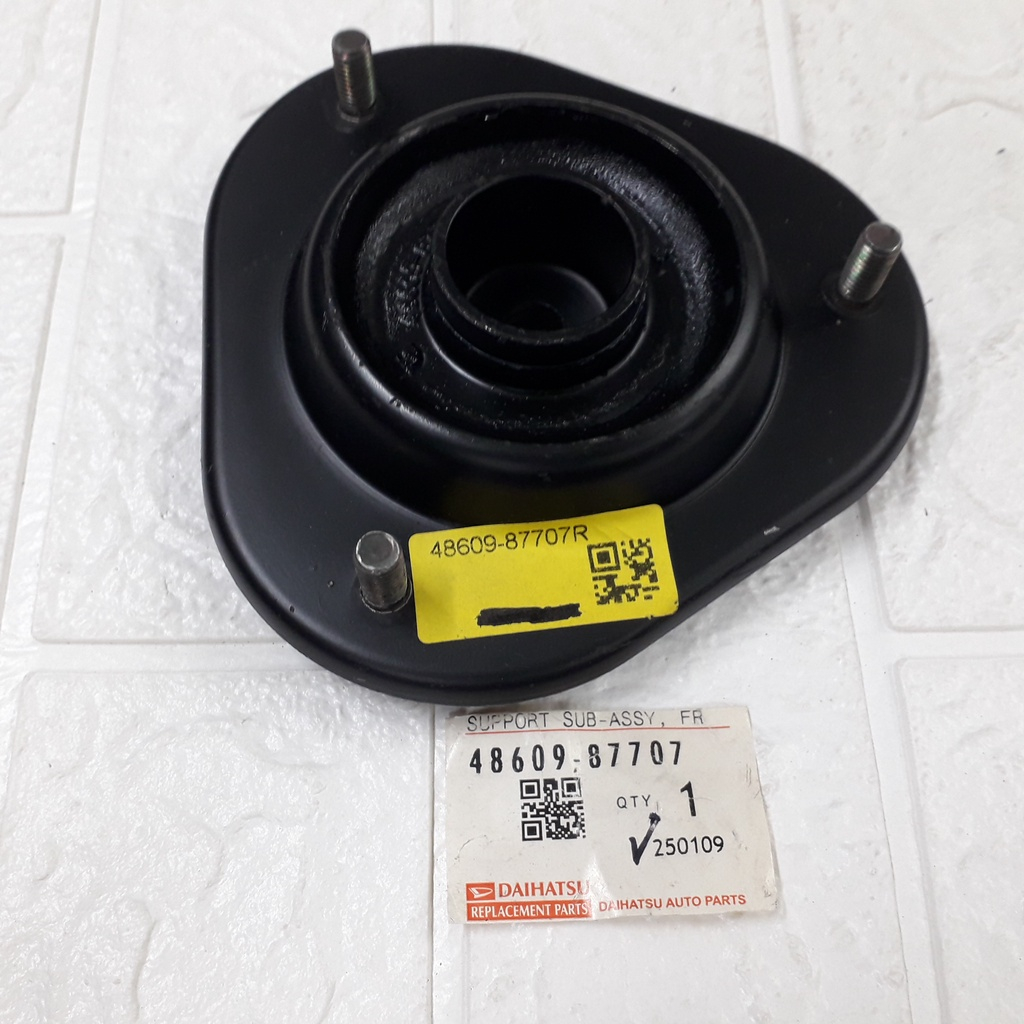 (1PCS DAIHATSU 48609-87707) (ORI) FRONT (DEPAN) ABSORBER MOUNTING FOR ...