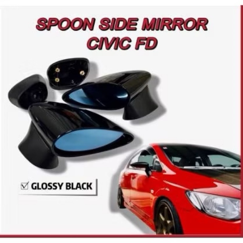 HONDA CIVIC FD SPOON SIDE MIRROR | Shopee Malaysia
