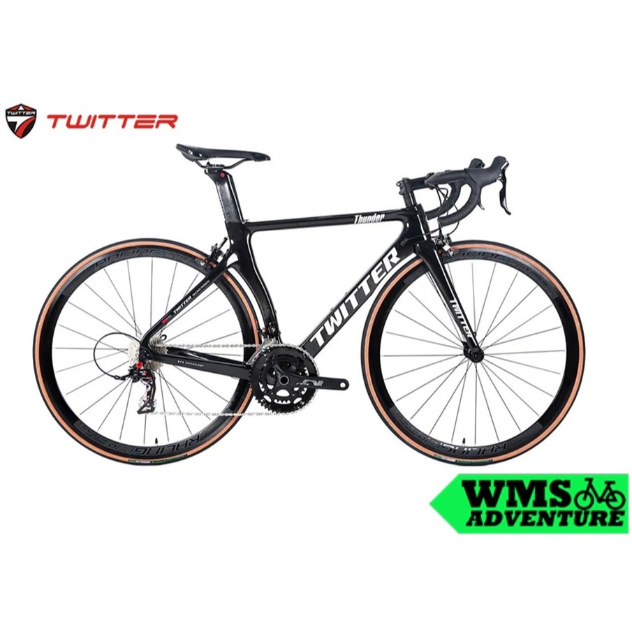 Twitter Thunder Carbon Fiber Road Bike Retrospec Thunder RS22 | Shopee ...