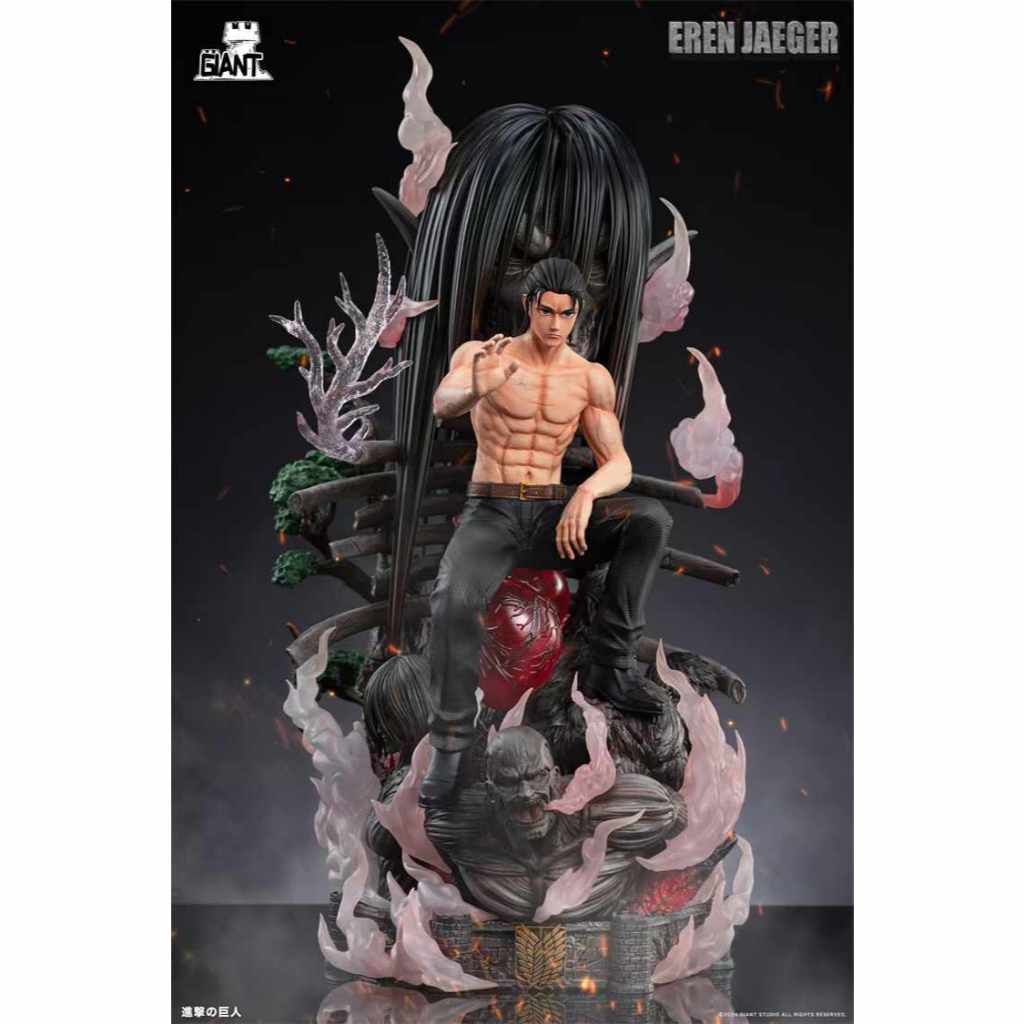 Giant Studio - Sit Pose Eren Yeager Attack on Titan Series 001 Resin ...